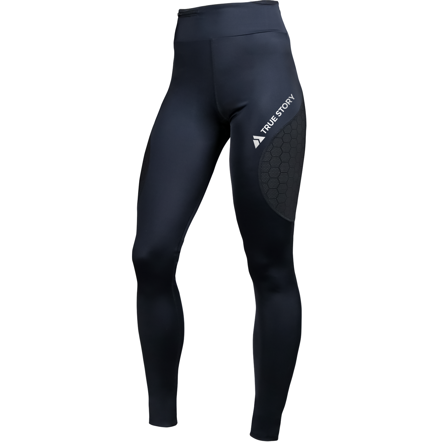 Womens Pro Running Tights Black